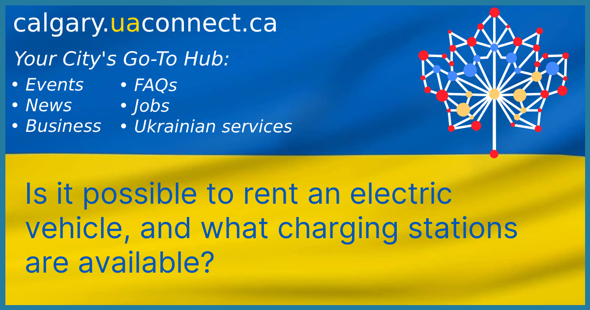 Electric car rental in Calgary | Calgary News