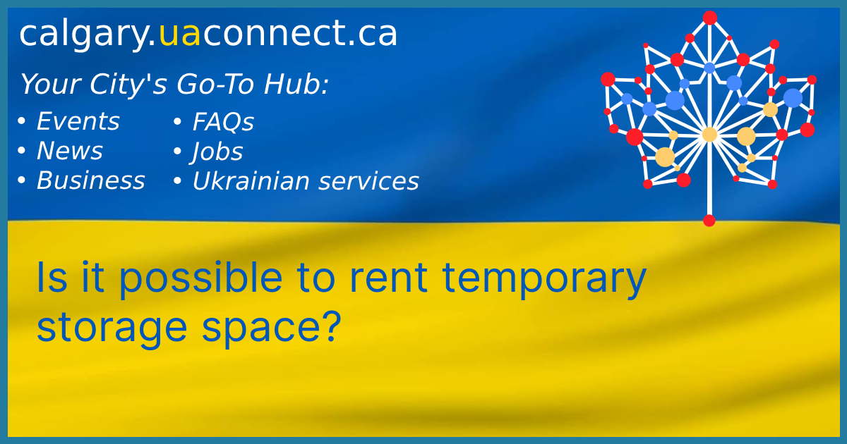 Mobile and Special Storage in Calgary | Calgary News