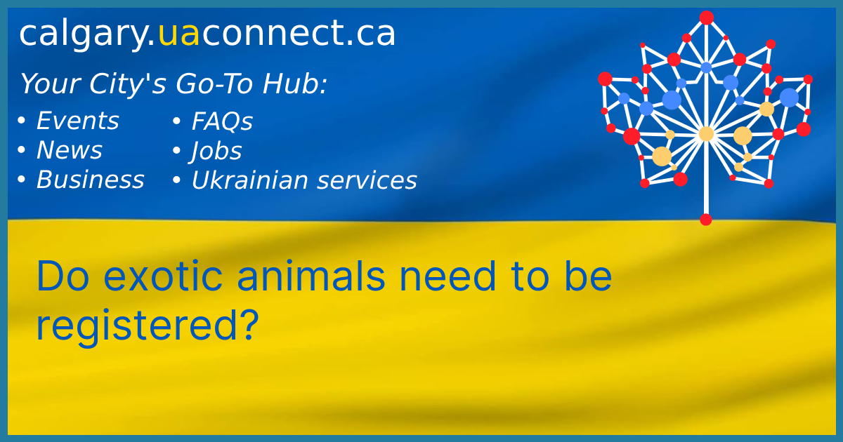Exotic animals in Calgary — rules and permits | Calgary News