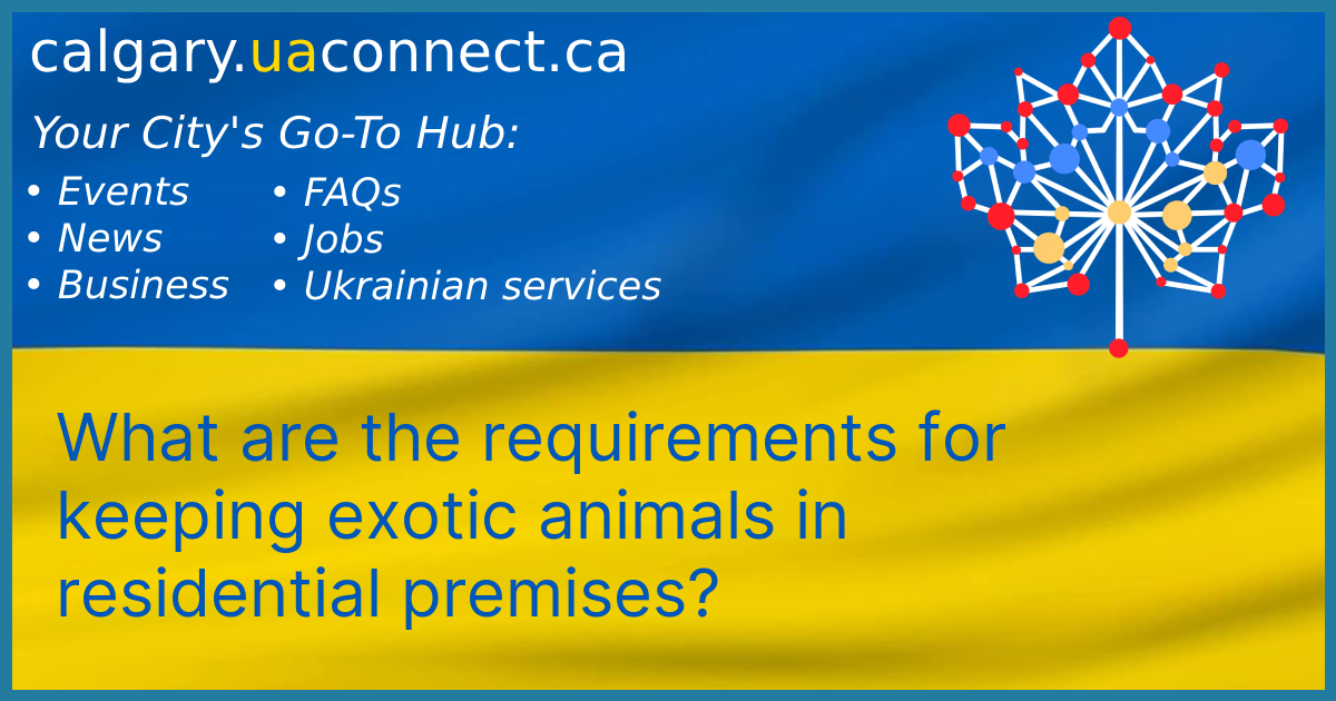 Keeping exotic animals in Calgary | Calgary News