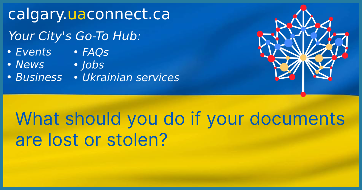 Loss or theft of documents in Calgary | Calgary News